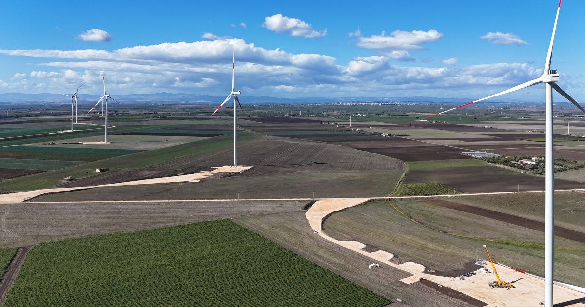RWE mette in esercizio un parco eolico da 54 megawatt in Puglia